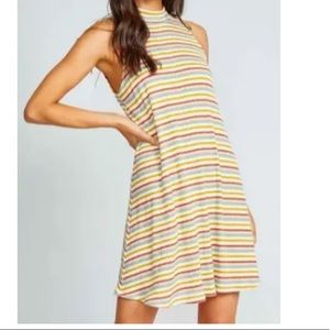 Sadie & Sage | Dresses | Sadie And Sage Mock Neck Striped Dress | Poshmark